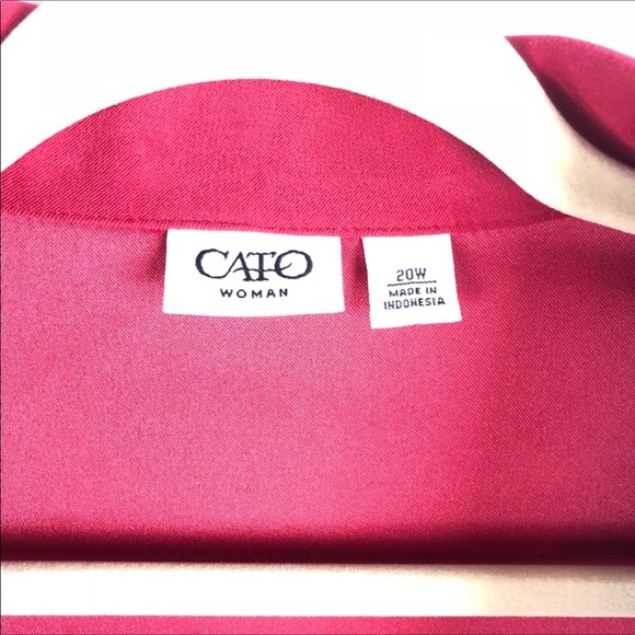 Cato | Jackets & Coats | Cato Zip Front Blazerred 2w | Poshmark